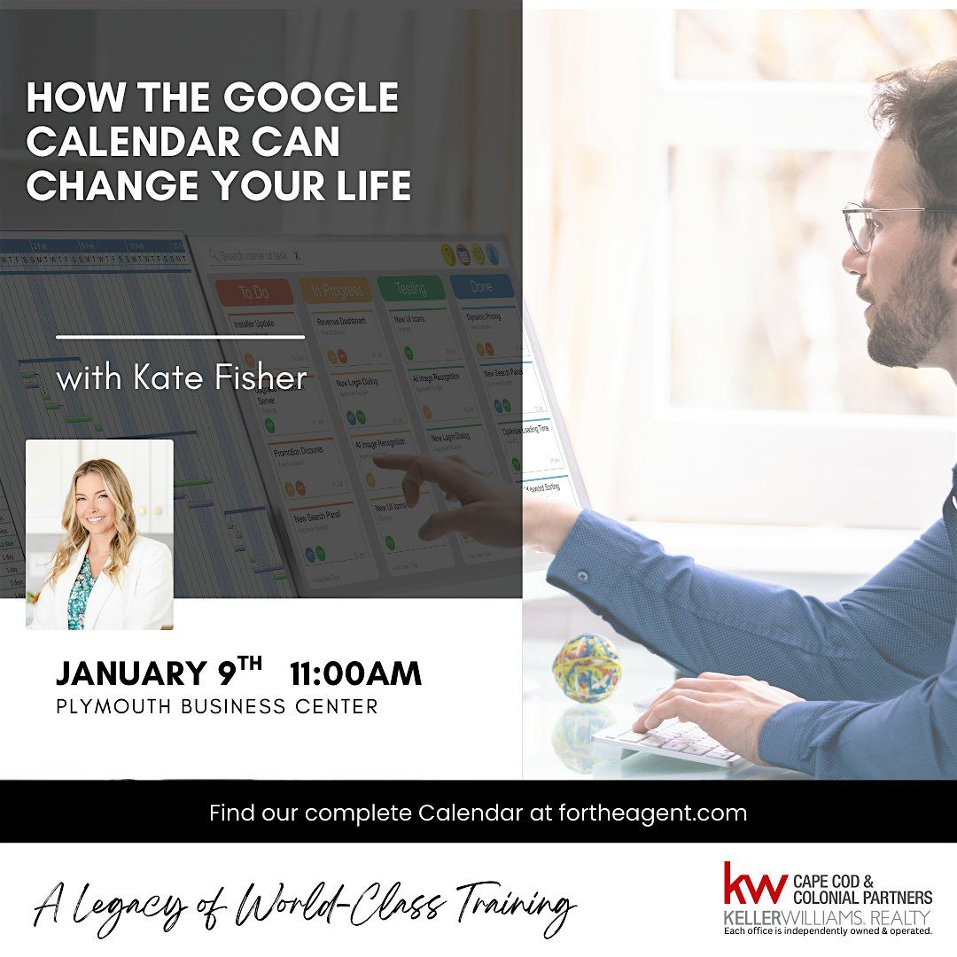 How the Google Calendar Can Change Your Life with Kate Fisher at Keller ...