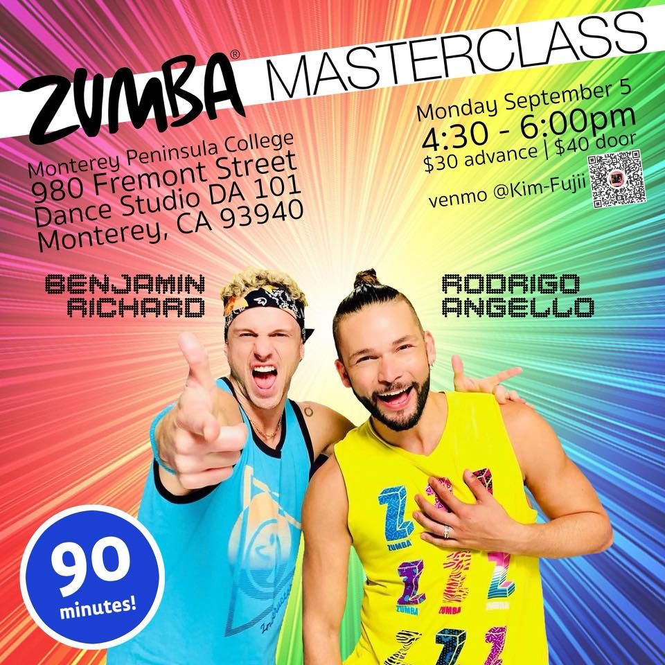 Zumba Master Class with ZJs Benjamin Richard and Rodrigo Angello | Monterey Peninsula College ...