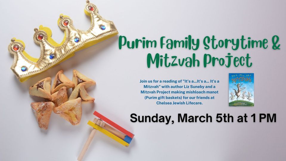 Purim Family Storytime & Mitzvah Project at North Suburban Jewish ...