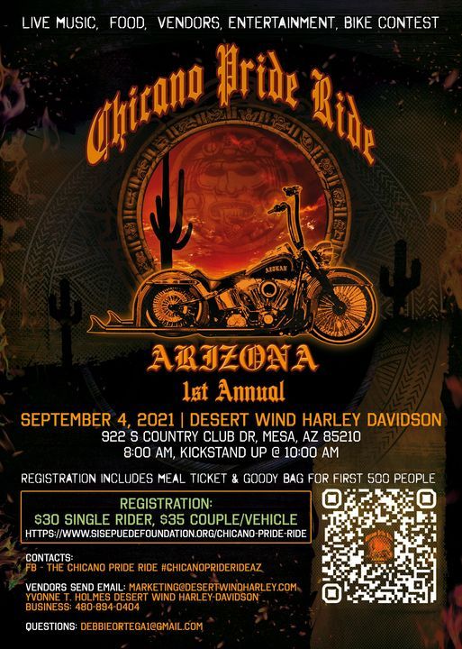 Chicano Pride Ride | 922 S Country Club Dr, Mesa, AZ 85210-3540, United ...