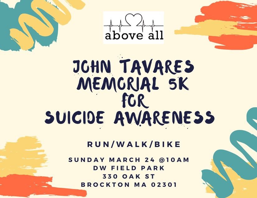 John Tavares Memorial 5k Walk | D.W. Field Park, Brockton, MA | March ...