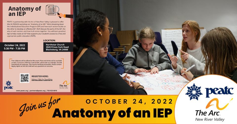 Anatomy of an IEP (with PEATC) at Northstar Church, Blacksburg on 24th ...