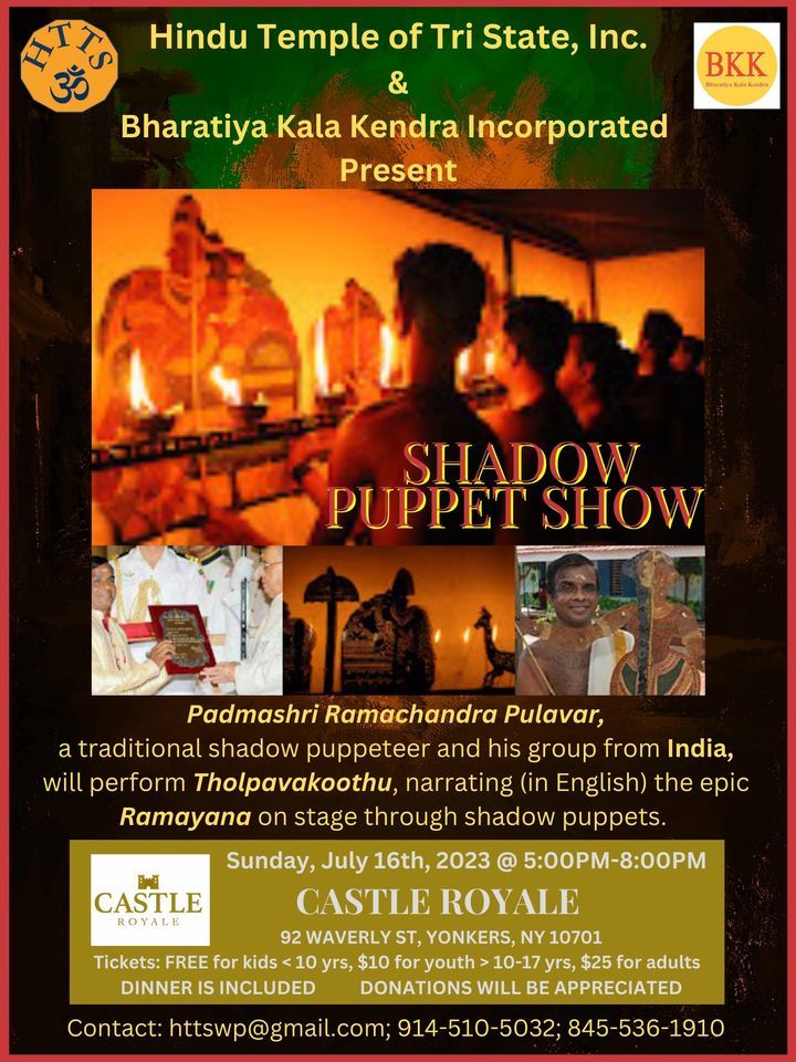 Shadow Puppet Show - Ramayana - Tholpavakoothu by Padma Shri Ram ...
