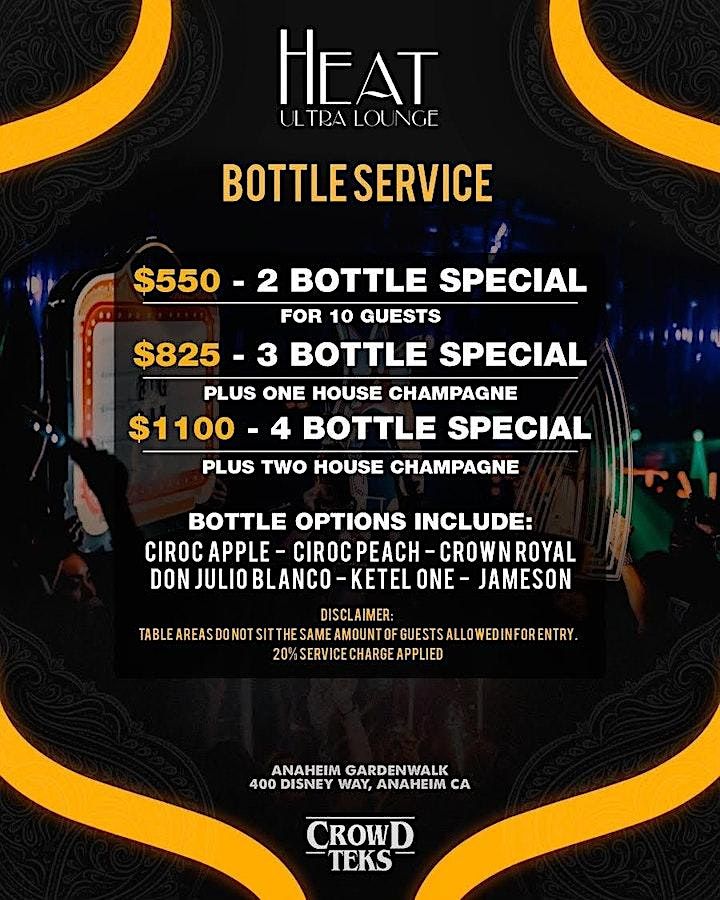 Travis Scott Night Free Guest List @ Heat Ultra Lounge OC | HEAT Ultra ...