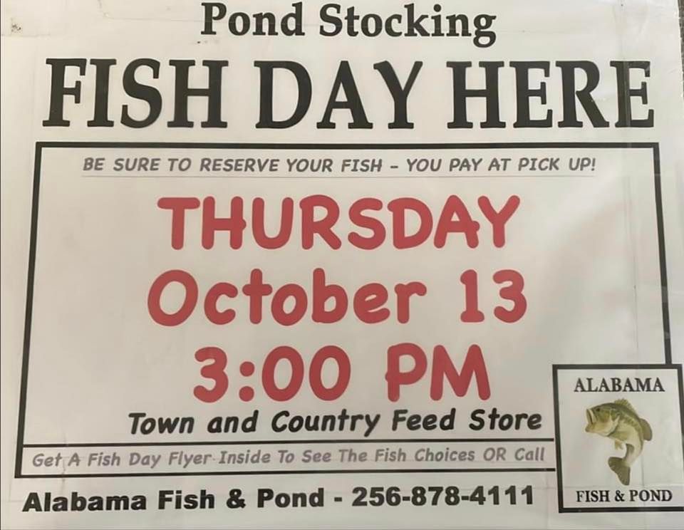 Fish Day | Town & Country Feed Store, Laurel | October 13, 2022