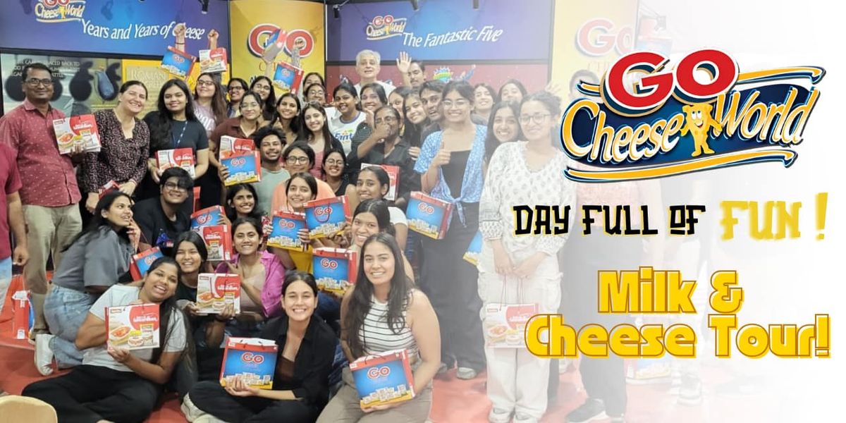 Go Cheese Factory Tour Pune at GO Cheese World, Parag Milk Foods: Pune ...