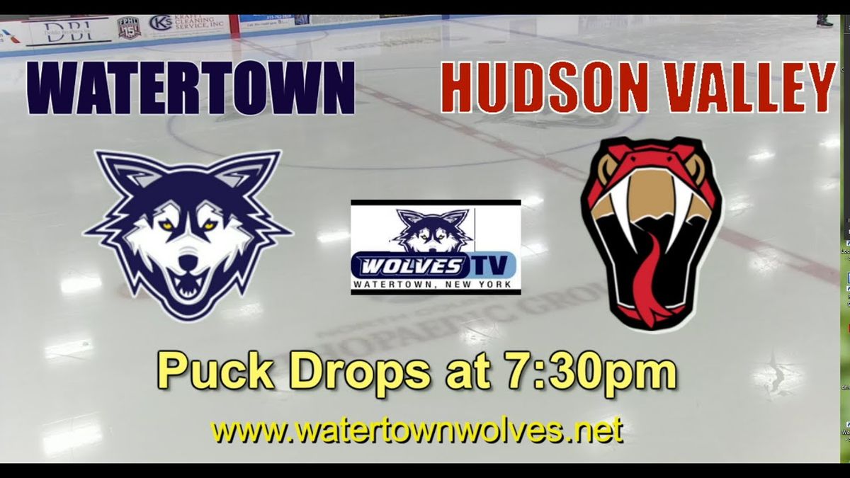 Watertown Wolves at Hudson Valley Venom at Ice Time Sports Complex ...