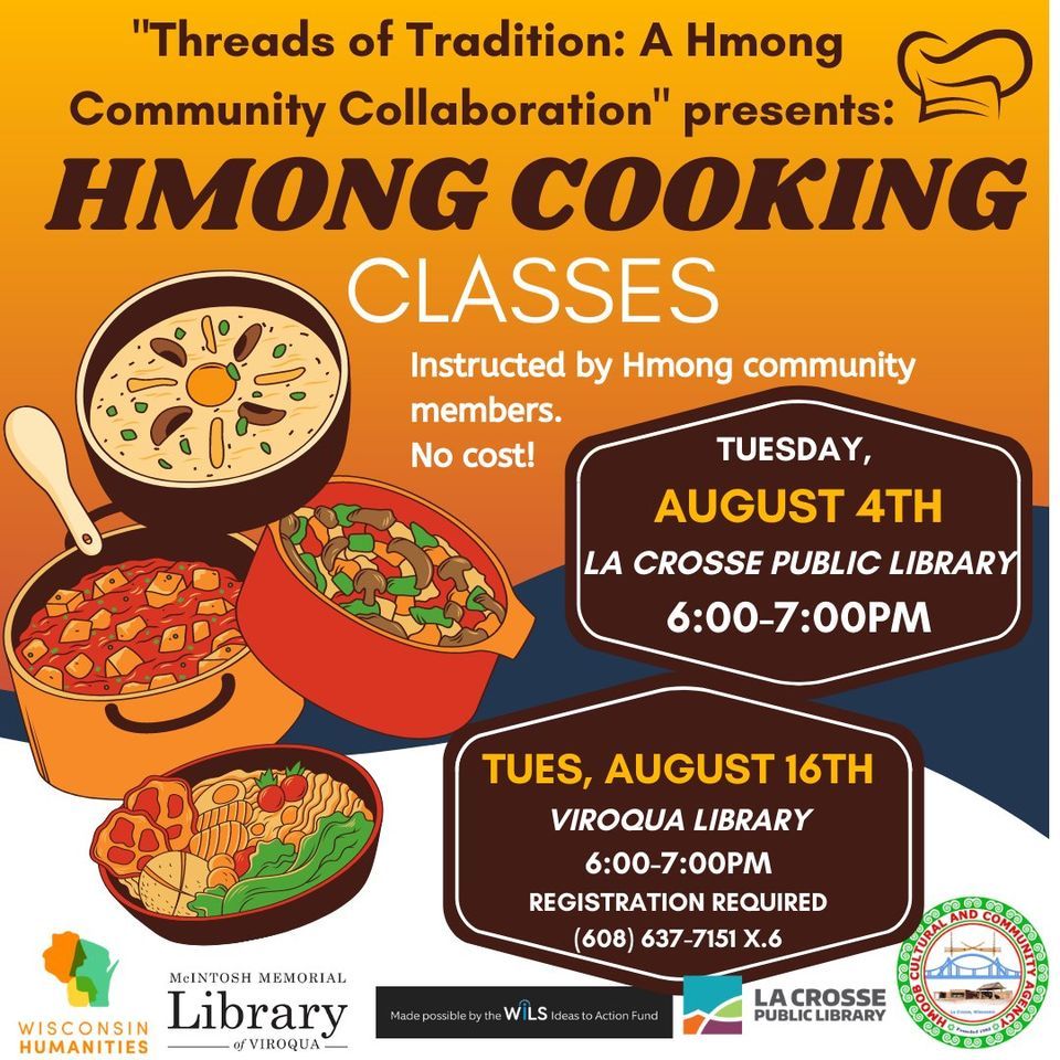 Hmong Cooking Class | La Crosse Public Library | August 4, 2022