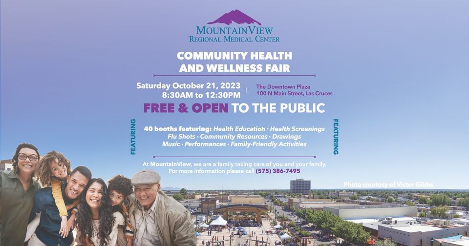 MountainView Community Health and Wellness Fair | Plaza de Las Cruces ...