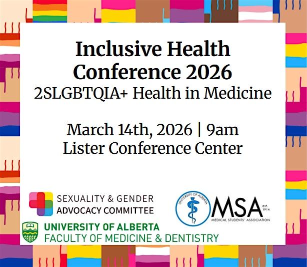Inclusive Health Conference 2026! at Lister Centre - Maple Leaf Room ...