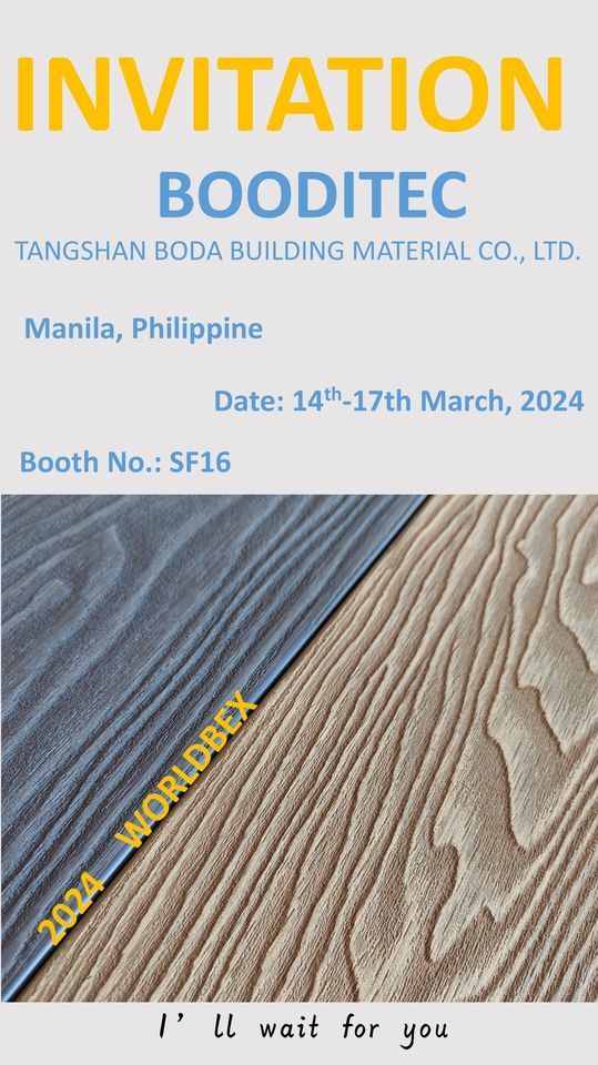 2024 WORLDBEX in Manila, outdoor composite decking, wall panel cladding ...