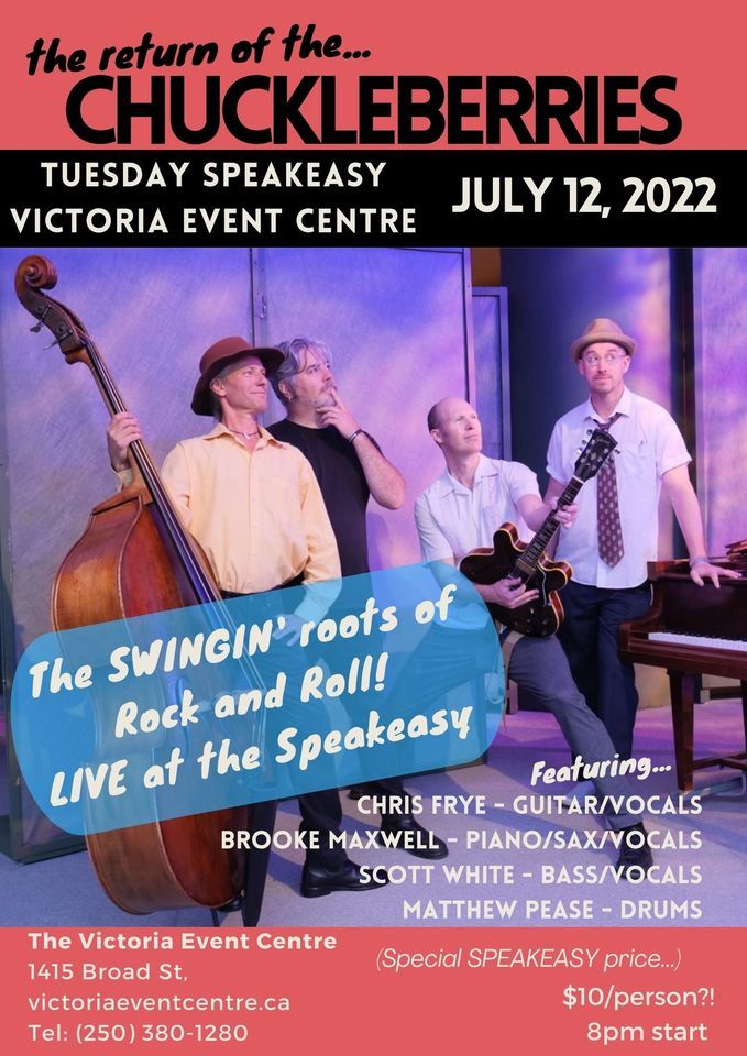 The Return of the Chuckleberries (at the Speakeasy!) | Victoria Event ...