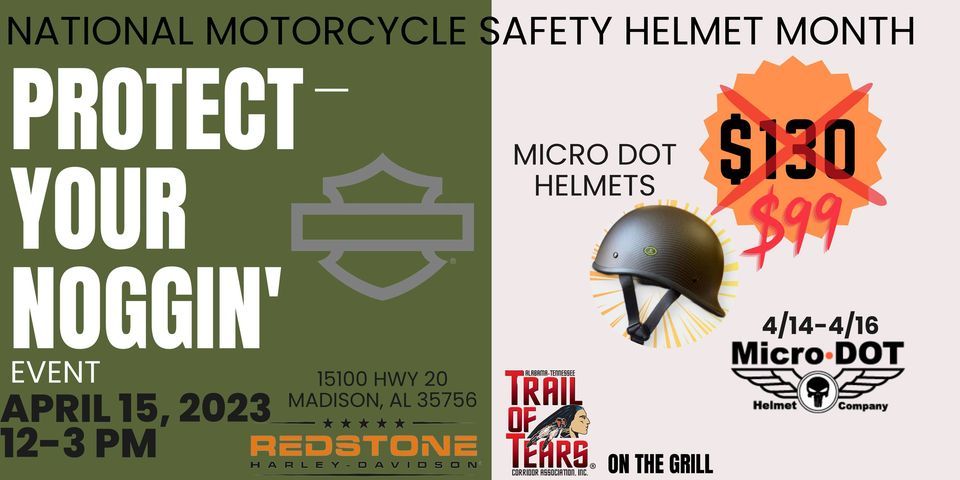 Protect Your Noggin Shindig | Redstone Harley - Davidson, Madison, AL ...