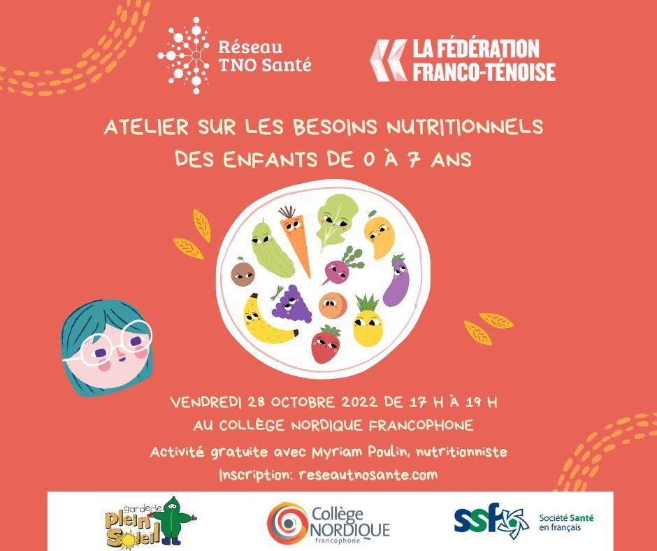Atelier sur les besoins nutritionnels des enfants de 0 à 7 ans ...