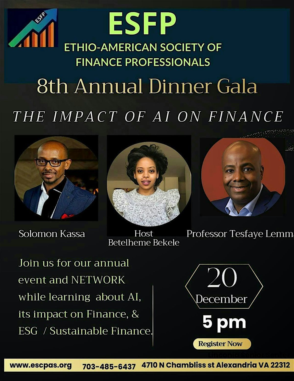 ESFP 8th Annual Dinner Gala - FinTech - The Impact of AI on Finance at ...