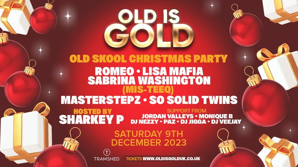 OLD IS GOLD: OLD SKOOL PARTY THIS SATURDAY at Tramshed Cardiff on 9th ...