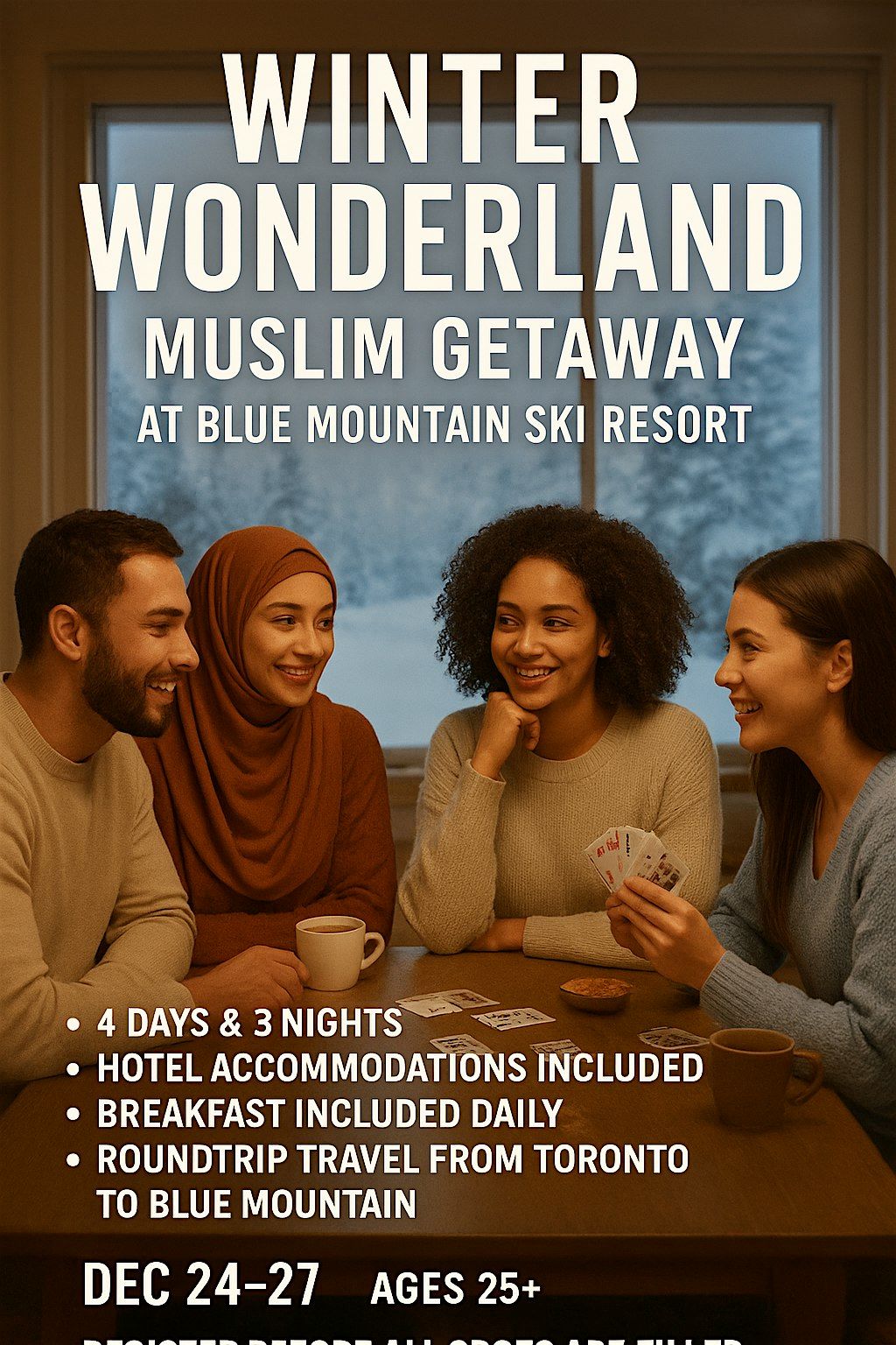 Winter Wonderland Muslim Getaway | Blue Mountain Group Trip | Ages 25 ...