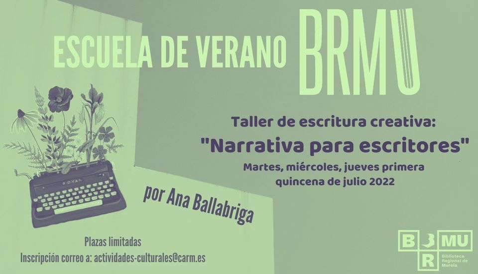 Escuela de verano BRMU: Taller de escritura creativa Narrativa de ...