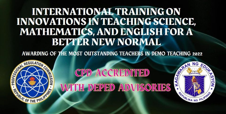 INTERNATIONAL TRAINING ON TEACHING MATH, SCIENCE, & ENGLISH at online ...