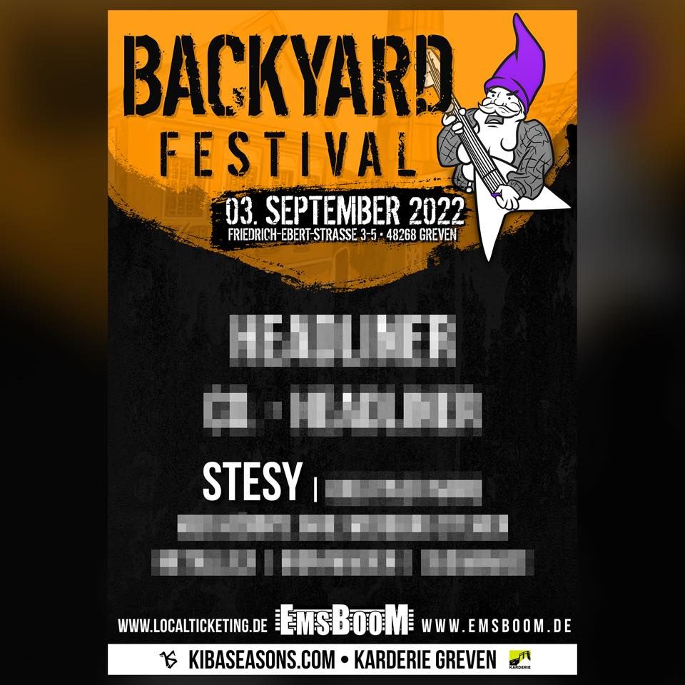 Backyard Festival 2022 | Greven, Germany | September 3, 2022