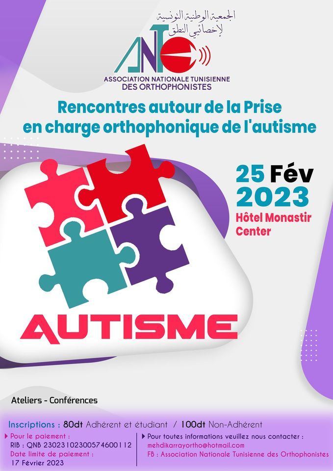 **RENCONTRES AUTOUR DE LA PRISE EN CHARGE ORTHOPHONIQUE DE LAUTISME ...