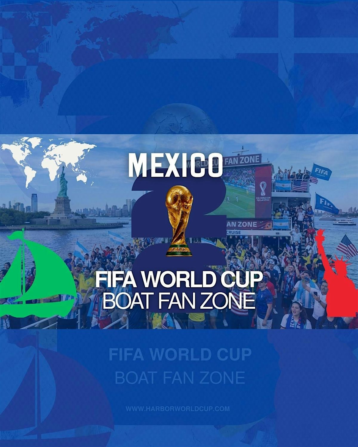 FIFA World Cup 2026 | Boat Fan Zone | Mexico vs South Korea at Pier 78 ...