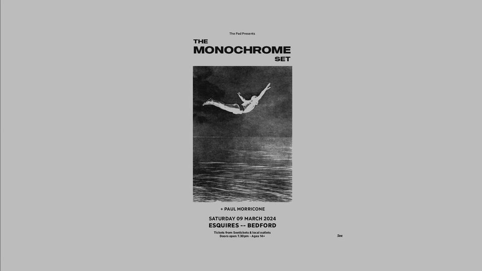 The Monochrome Set + Paul Morricone - Sat 9th March, Bedford Esquires ...
