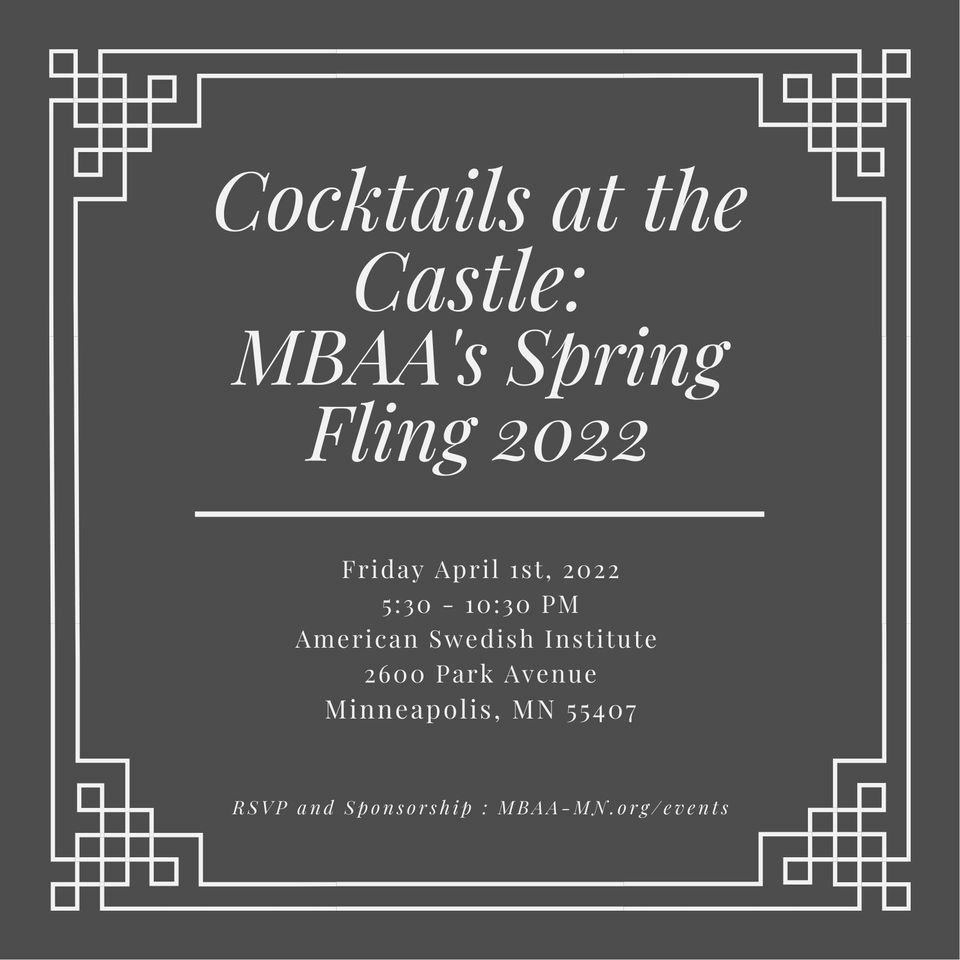 Spring Fling 2022- Cocktails at the Castle | American Swedish Institute ...