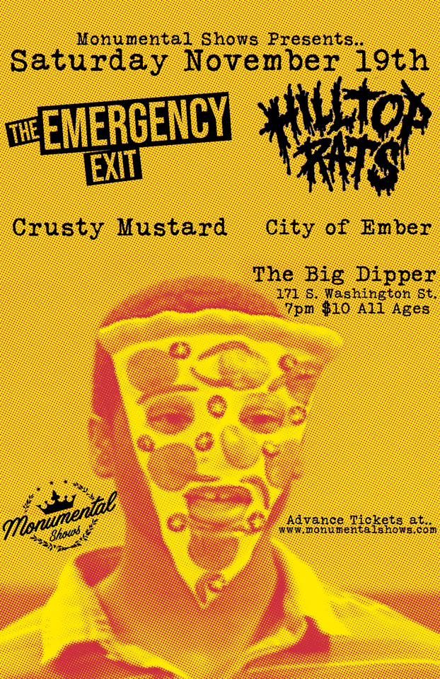 The Emergency Exit, Hilltop Rats and more at The Big Dipper | The Big ...
