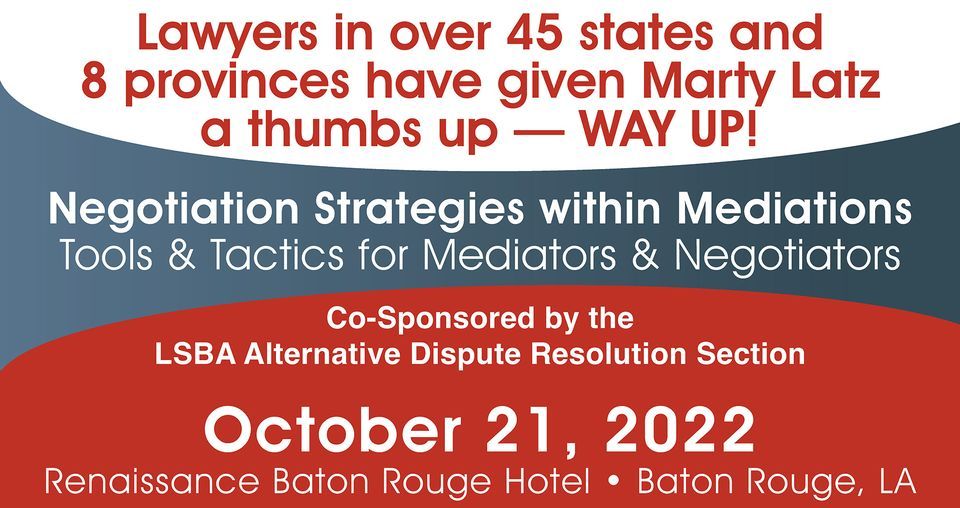 14th Annual Alternative Dispute Resolution CLE | Renaissance Baton ...