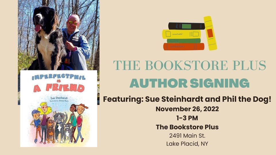 Sidewalk Signing featuring Sue Steinhardt and Phil the Dog! at The ...