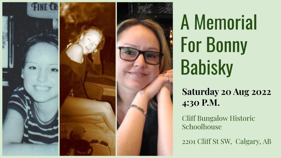 Bonny Babisky Memorial | 2201 Cliff St SW, Calgary, AB T2S 2G4, Canada ...
