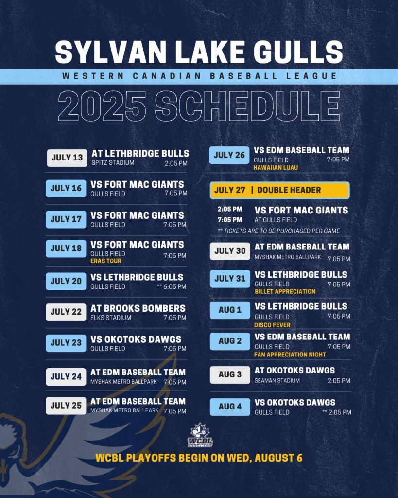 Sylvan Lake Gulls vs. Moose Jaw Miller Express | Gulls Stadium At ...