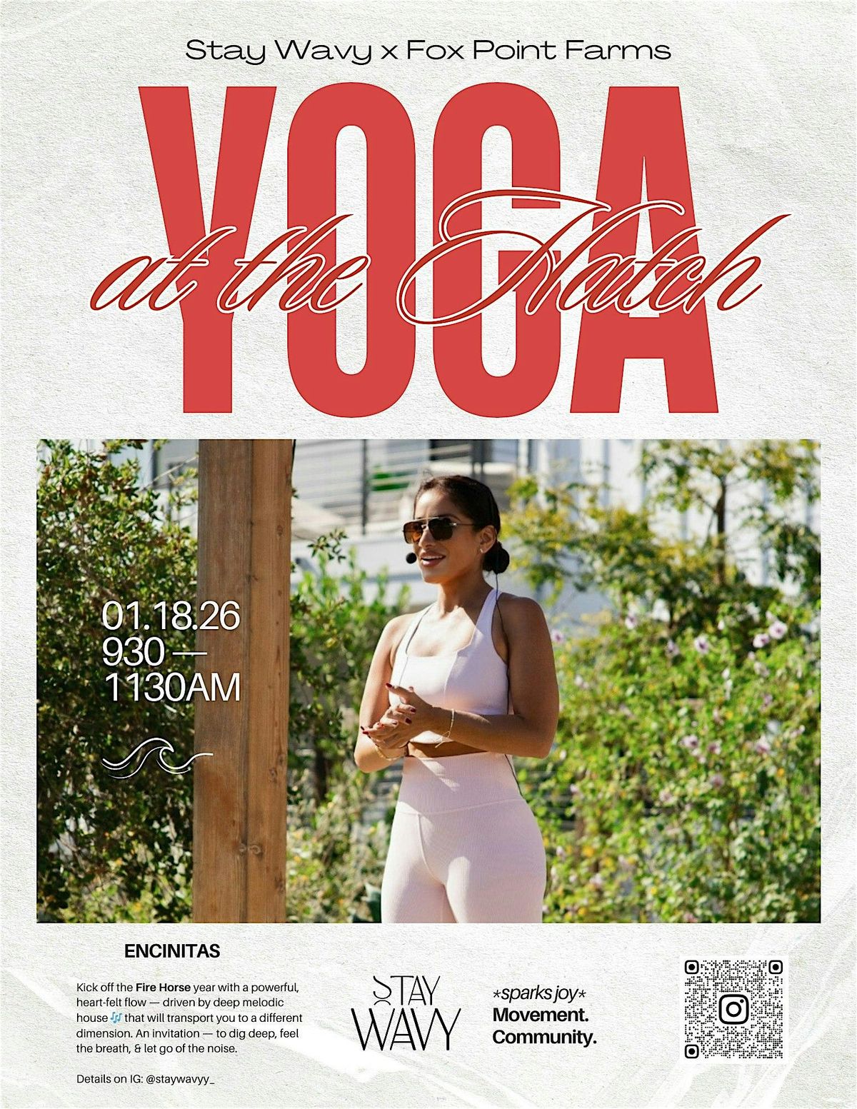 Fire Horse Flow at the Hatch at Fox Point Farms - Hatch Gatherings ...