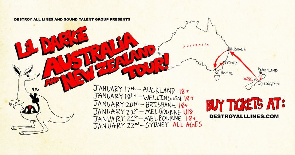 Lil Darkie Australian Tour | Brisbane 18+ | The Brightside Brisbane ...