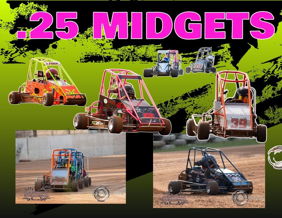 .25 Midget Schedule | Jacksonville International Raceway, Bryceville ...