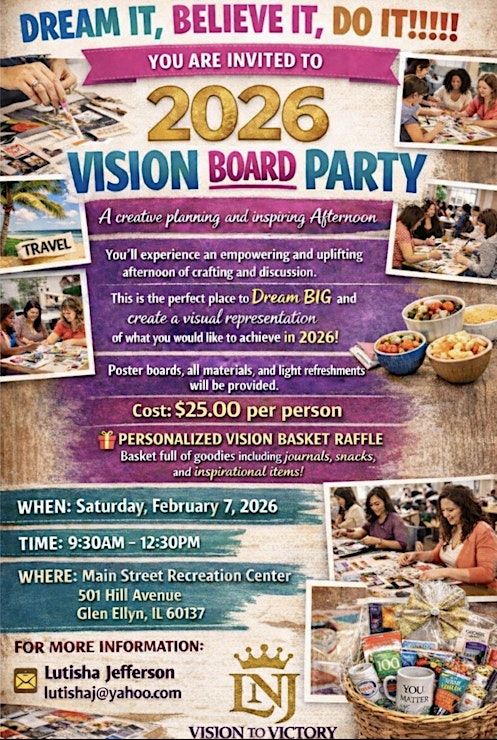 Vision to Victory: A Prayer & Vision Board Party at Main Street ...