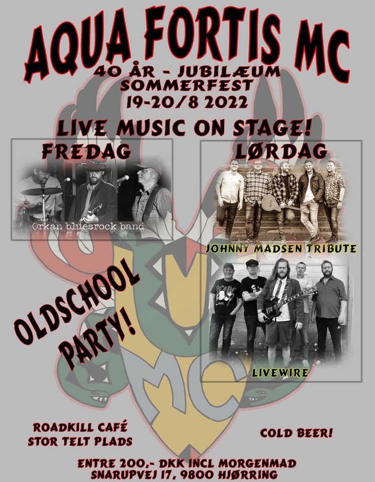 Aqua Fortis MC 40 års jubilæum og sommerfest! | AQUA Fortis MC ...