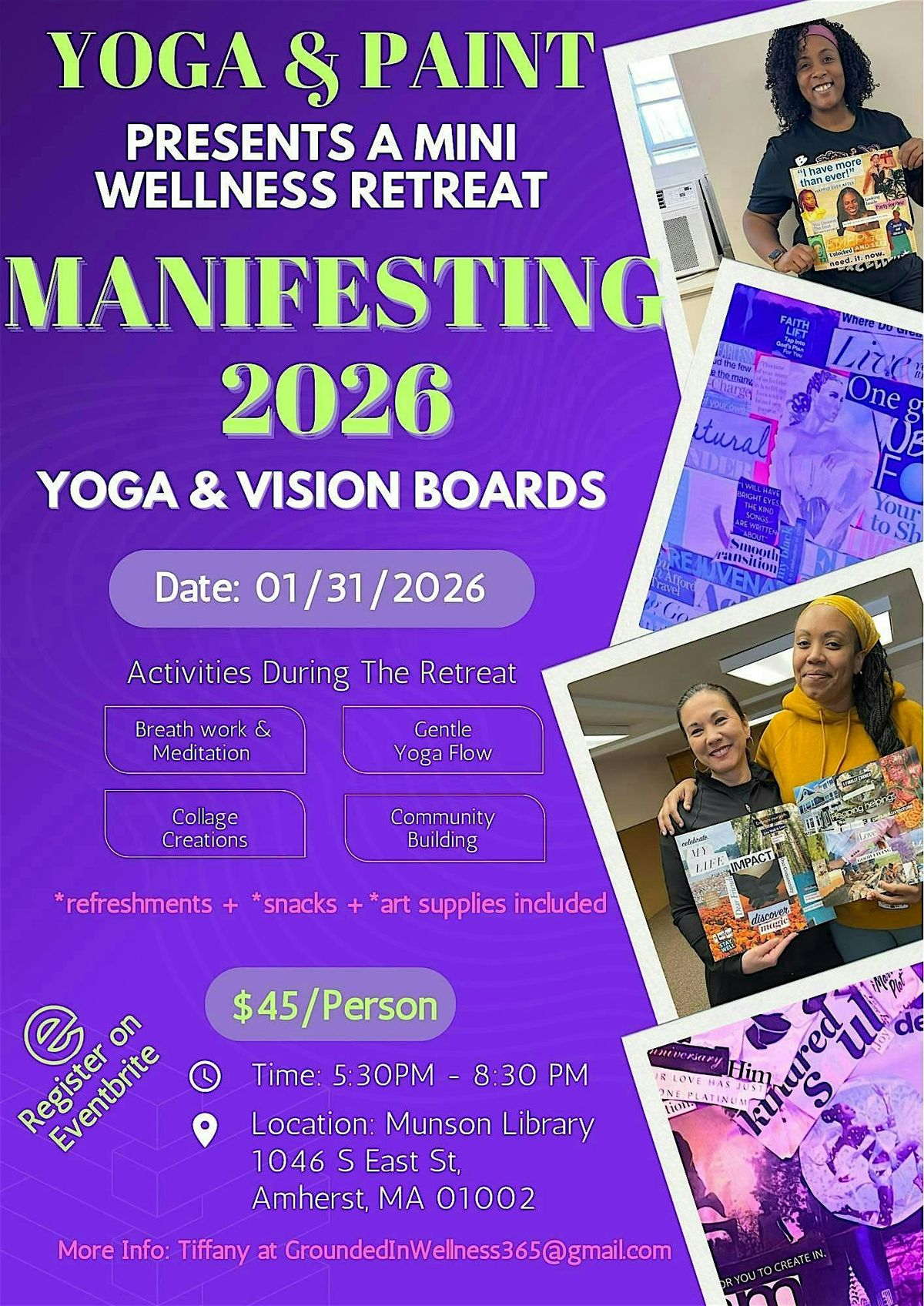 Yoga & Paint Presents Manifesting 2026 - A Mini Wellness Retreat at ...