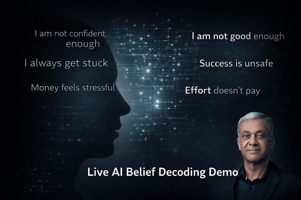 What Your Words Reveal About Your Beliefs - Live AI Demo by Anil Dagia ...