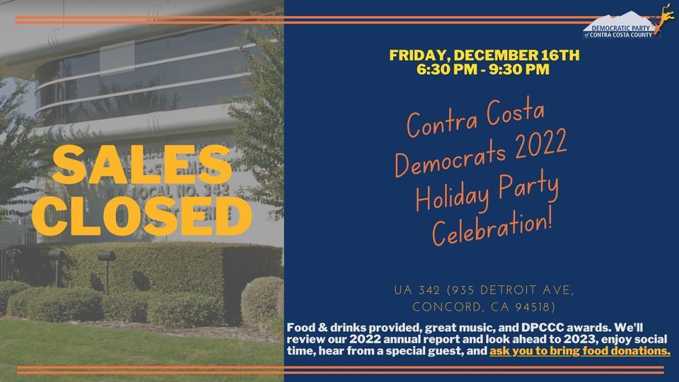 DPCCC Holiday Party 2022 at UA Local 342, Concord on 16th December, 2022