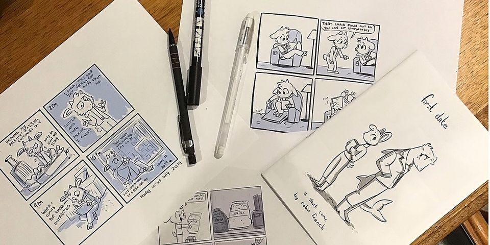 Comics for Beginners: Make a 4 Panel Comic with Robin | L3 R14, 37 ...