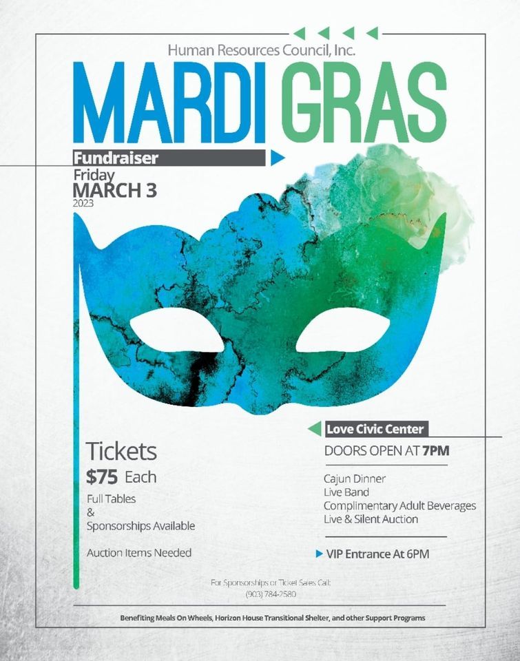 Mardi Gras 2023 | Love Civic Center, Paris, TX | March 3, 2023