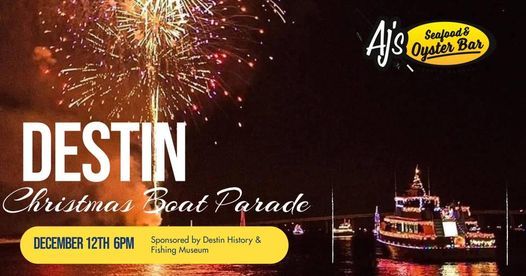 Destin Christmas Boat Parade at Destin Harbor on 12th December, 2021