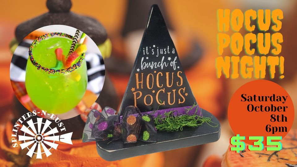 Hocus Pocus Witches Hats and Mocktails! at Splinters n Rust, Hutchinson ...
