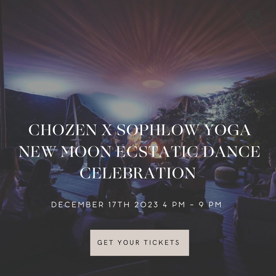 ChoZen Retreat x Sophlow Yoga New Moon Ecstatic Dance Celebration | Chozen Retreat, Fellsmere ...
