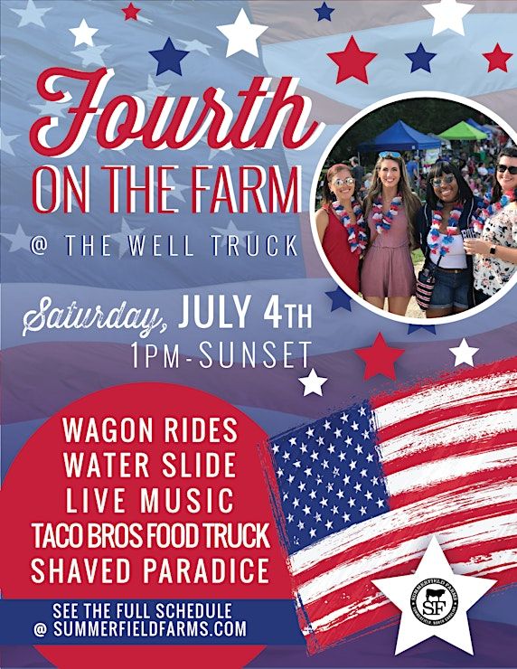 Fourth of July Tractor Wagon Rides (2026) at Summerfield Farms on 4th ...