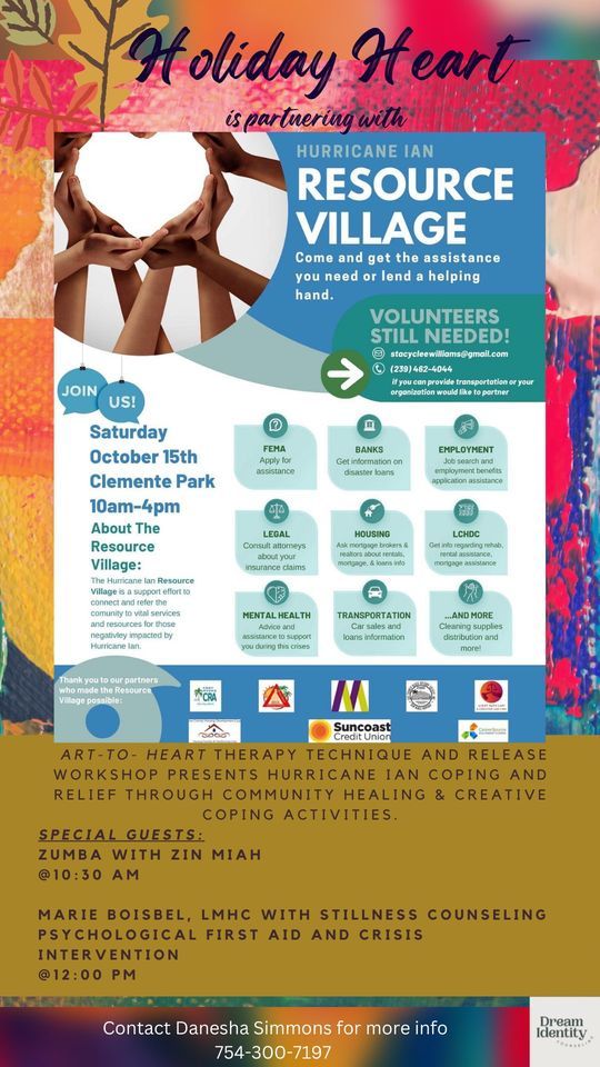 Holiday Heart Partnering with Resource Village at Clemente Park, Fort ...