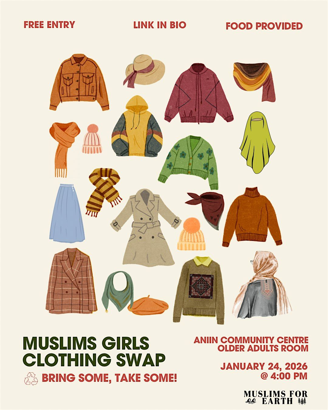 Muslim Girls Clothing Swap at Aaniin Community Centre, Markham on 24th ...