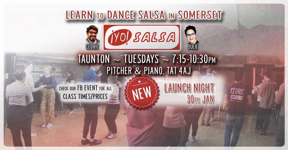 Salsa Dancing in Taunton with Yo Salsa - Launch Night! | Pitcher & Piano Taunton | January 30, 2024